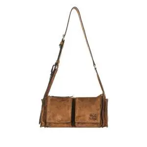 Miu Miu Suede Leather Utilitarian Bag