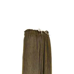 Emporio Armani Microplissè Fabric Wide Leg Pants