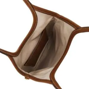 Miu Miu Mini "ivy" Leather Bag - Brown