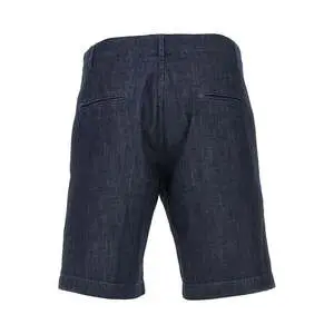 Aspesi Slim Fit Denim Shorts With Drawstring Waist