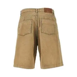 C.9.3 Suede-effect Cotton-blend Oxford Shorts