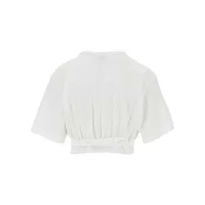 Pinko Cropped T-shirt With Texan Detail
