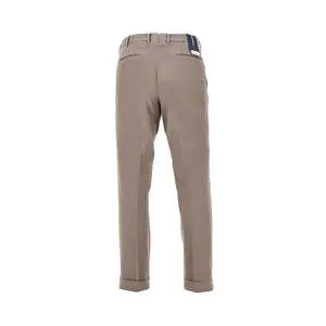 SANTANIELLO Tailored Stretch Twill Pants - Grey