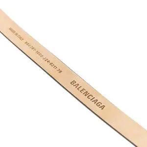 Balenciaga Bolero Bb Leather Belt - Black