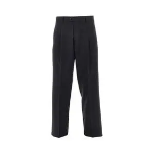 BRERAS Orazio Wool Pants With Dart - Blue