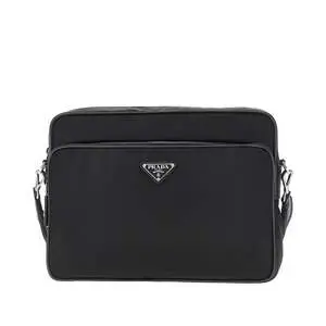 Prada Re-nylon And Saffiano Leather Bag - Black