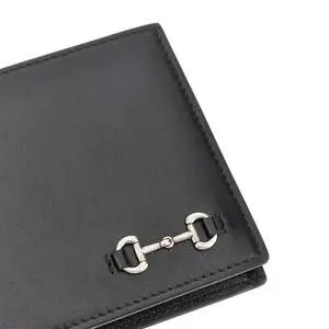 Gucci Leather Wallet With Horsebit Detail
