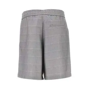 C.9.3 Cotton-blend Jacquard Check Bermuda Shorts