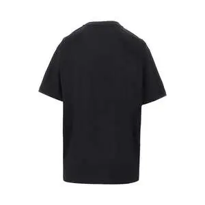 Burberry Cotton Jersey T-shirt With Check Pocket - Black
