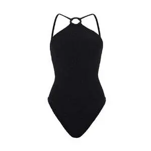 Hunza G Jasmine Halterneck Swimsuit - Black