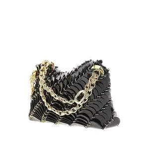 Rabanne Leather Shoulder Bag - Black
