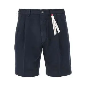 SANTANIELLO Cotton And Hemp Blend Shorts