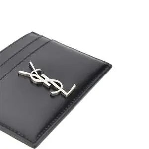 Saint Laurent Cassandre' Leather Cardholder