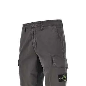 Stone Island Old Effect Broken Twill Cargo Shorts