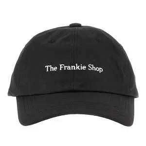 THE FRANKIE SHOP Cotton Gabardine Baseball Cap - Black
