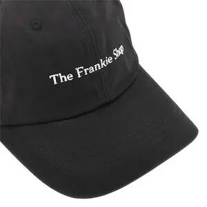 THE FRANKIE SHOP Cotton Gabardine Baseball Cap - Black
