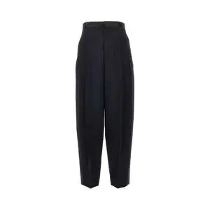 Bottega Veneta Grain De Poudre Wool Pants With Double Dart