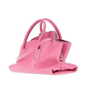 Attico La Passeggiata' Python-printed Leather Mini Bag