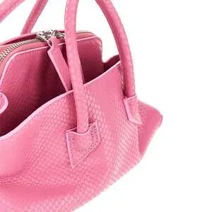 Attico La Passeggiata' Python-printed Leather Mini Bag