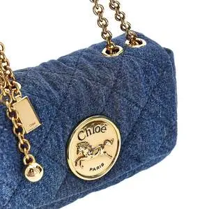 Chloé Small Heritage Denim Bag