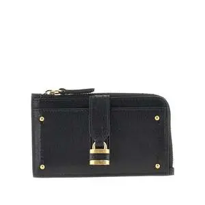 Chloé Paddington' Small Leather Coin Purse - Black