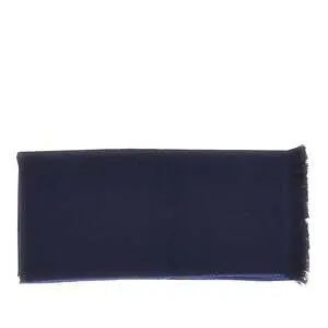 Emporio Armani Jacquard Logo Wool Scarf