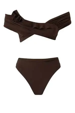 MAYGEL CORONEL Rosy Two-piece Swimsuit - Brown