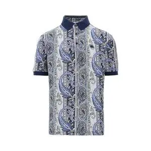 Etro Pailey Print Piquet Polo Hirt