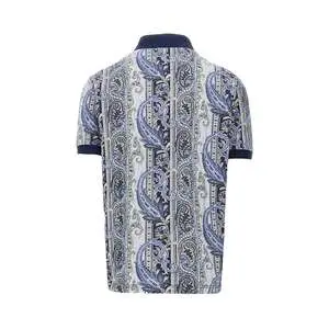 Etro Pailey Print Piquet Polo Hirt