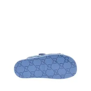 Gucci Gg Fabric Slides With Double G Detail