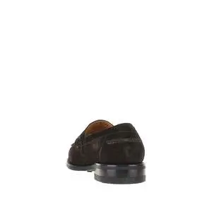 LOAKE Suede Leather Penny Loafers