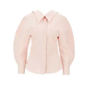 Givenchy Poplin Shirt With Voluminous Rounded Sleeves