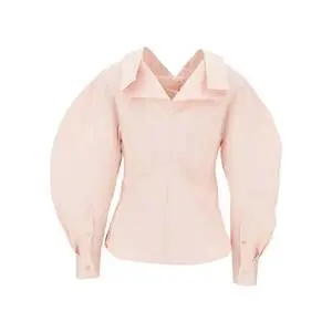 Givenchy Poplin Shirt With Voluminous Rounded Sleeves