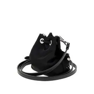 Prada Re-nylon Re-edition 1978 Mini Pouch With Crystal And Stud Embroidery