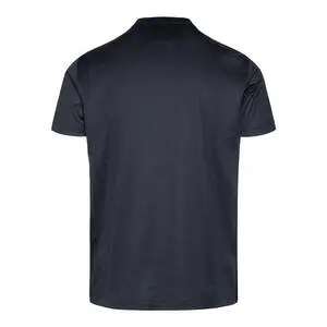 Emporio Armani T-hirt In Tencel Blend Jerey
