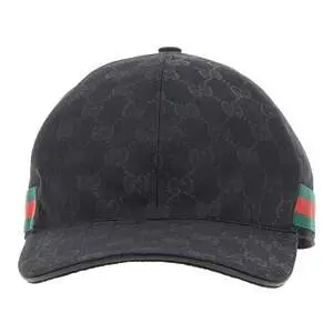 Gucci Origina Gg Fabric Baseba Cap - Black