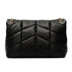 Saint Laurent Small Loulou Puffer Bag - Black