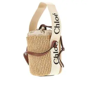 Chloé Woody Bucket Bag - Beige