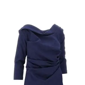 Talbot Runhof Mosaic Piqué Knee-length Dress