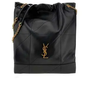 Saint Laurent Jamie 4.3 Pochon Nappa Leather Bag - Black