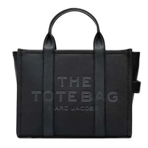 Marc Jacobs Leather Tote Bag - Black