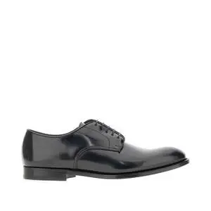 DOUCAL'S Brushed Leather Lace-up Shoes