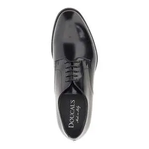 DOUCAL'S Brushed Leather Lace-up Shoes