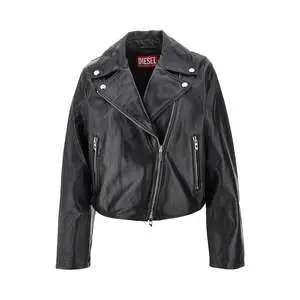 DIESEL® L-unatic Leather Biker Jacket