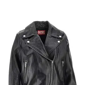 DIESEL® L-unatic Leather Biker Jacket