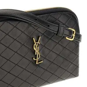 Saint Laurent Gaby Quilted Leather Crossbody Pouch