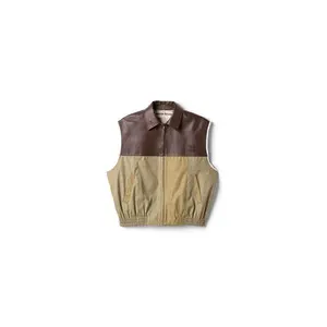 Miu Miu Leather Collar Vest