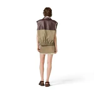 Miu Miu Leather Collar Vest