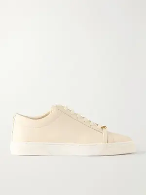 Jennifer Chamandi Leather Sneakers - Neutrals