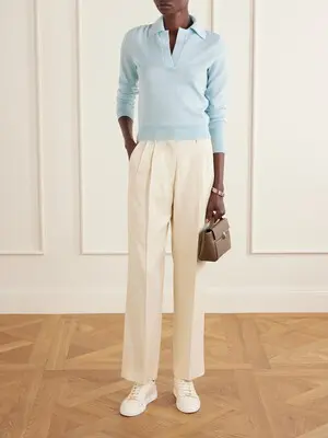 Jennifer Chamandi Leather Sneakers - Neutrals